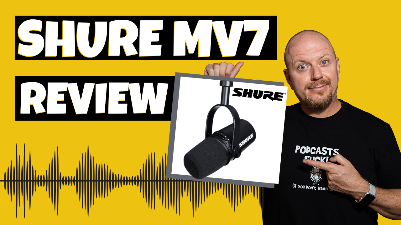 Best Podcasting Mic - (REVIEW) SHURE MV7 XLR/USB Podcasting Microphone